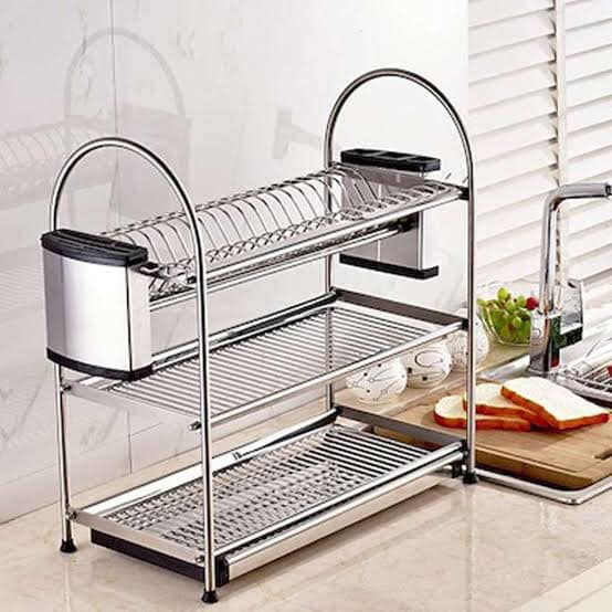 3 Layer Kitchen Dish Rack – HOME STORE BD
